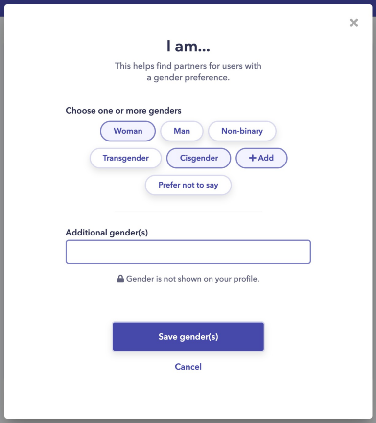 Gender Inclusion at Focusmate