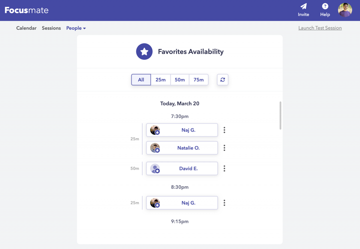 New: See all your Favorite Partners in one place!